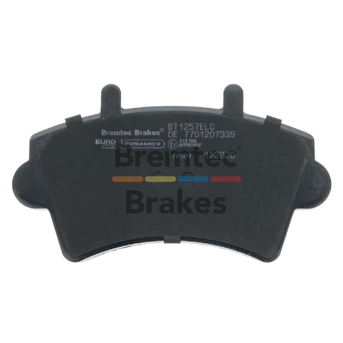 Bremtec Euro-Line Brake Pads - BT1257EL | Supercheap Auto