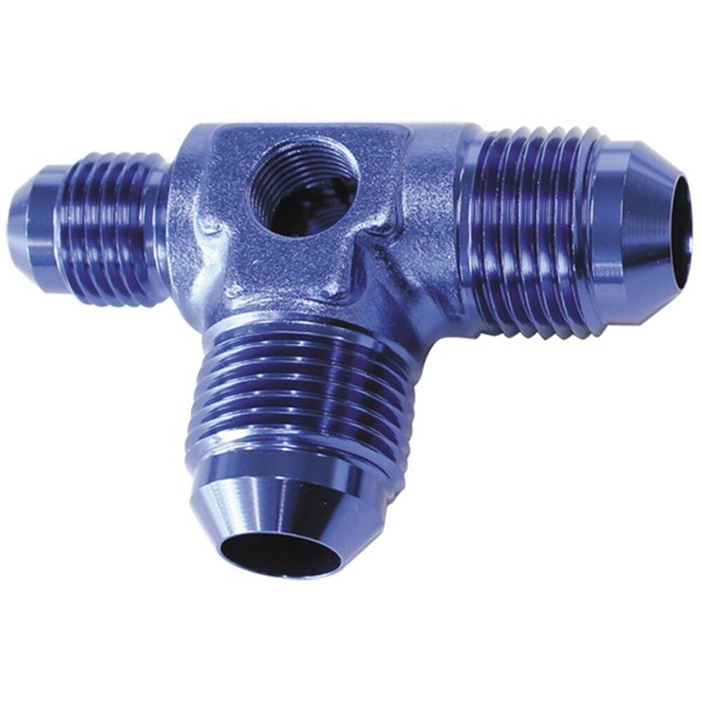 Aeroflow Flare AN Stepped Tee with 1/8" NPT Ports, AF824-06-08 ...