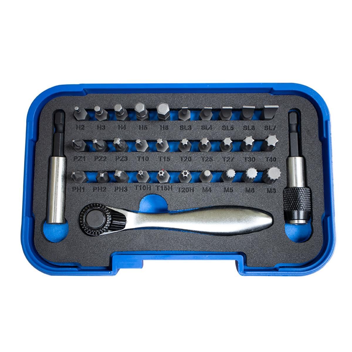 Aunger 33Pc 1/4Dr 72 Tooth Driver Bit Set - TO131850 | Supercheap Auto