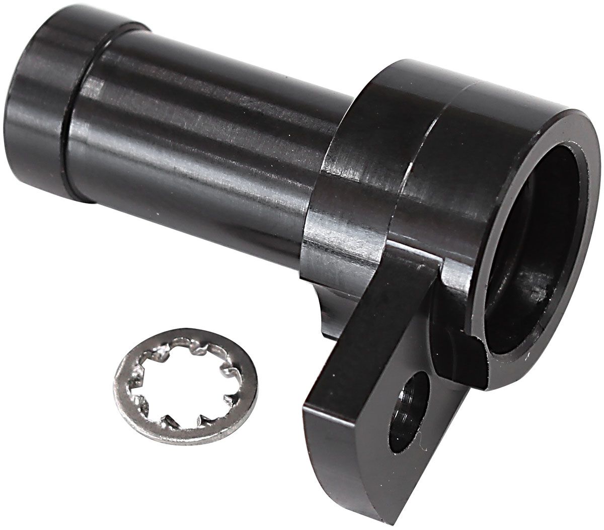 Aeroflow 40mm Fuel Pump Inlet Adapter 3/8" Barb - AF64-2170BLK ...