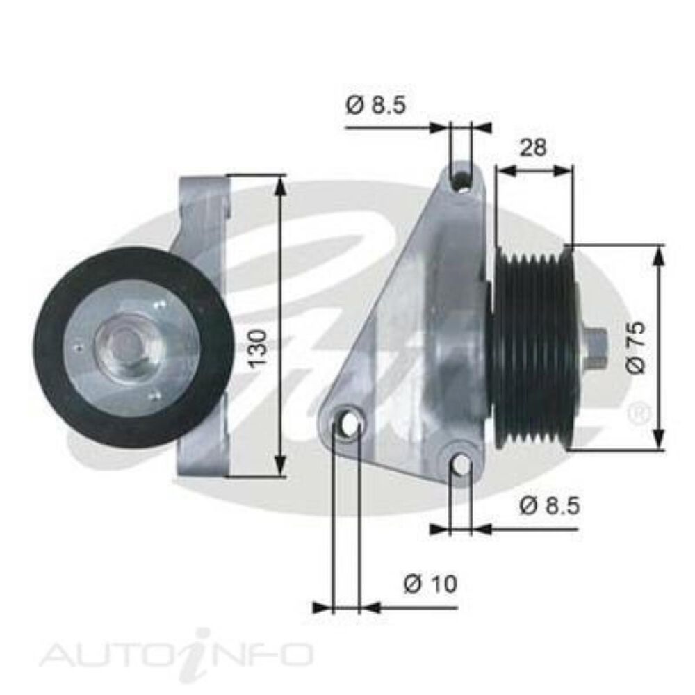 Gates Idler Pulley - 36422 | Supercheap Auto