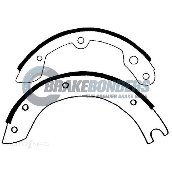 Brake Bonders Brake Shoes - SB1315 | Supercheap Auto