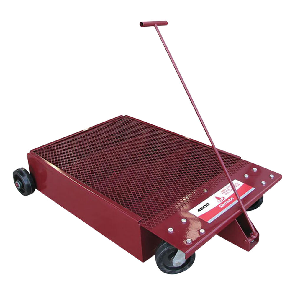 Alemlube Low Level Commercial Vehicle Mobile Waste Oil Drainer - 100L ...