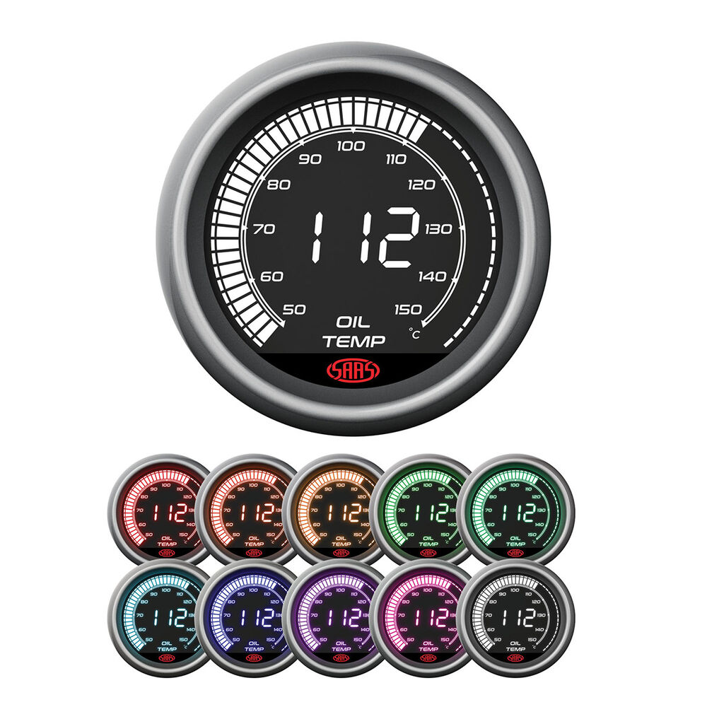 SAAS Digital Oil Temperature Gauge - 50 to 150, 52mm, SG41221 ...