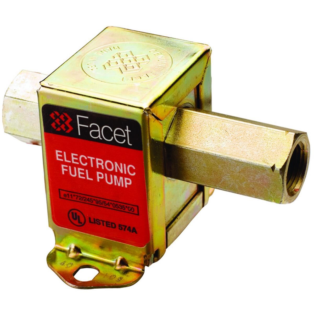 Jaylec Facet Fuel Pump 40108 Solid State 4.5-9 Psi 12V Ashdown P/N 27 ...
