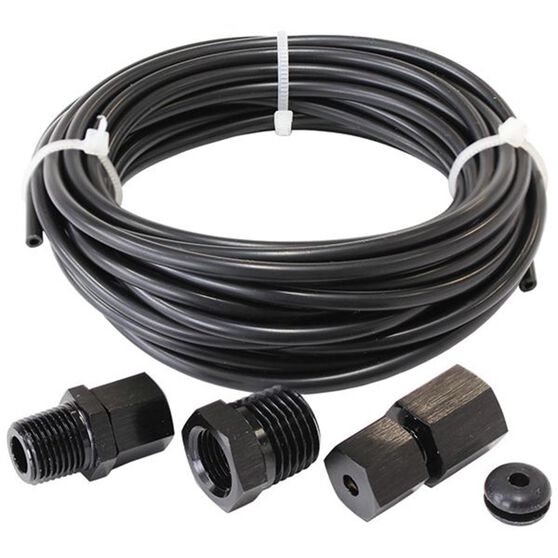 Aeroflow Complete 1/8" Dia. Nylon Tubing Kit, AF30-3000BLK | Supercheap ...