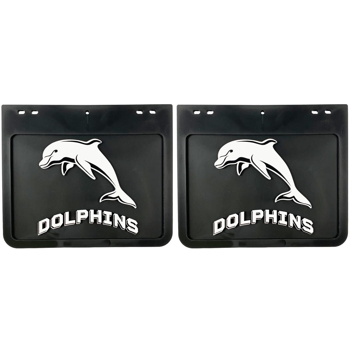 NRL Mudflaps Dolphins 250mm Drop X 300mm Width Supercheap Auto