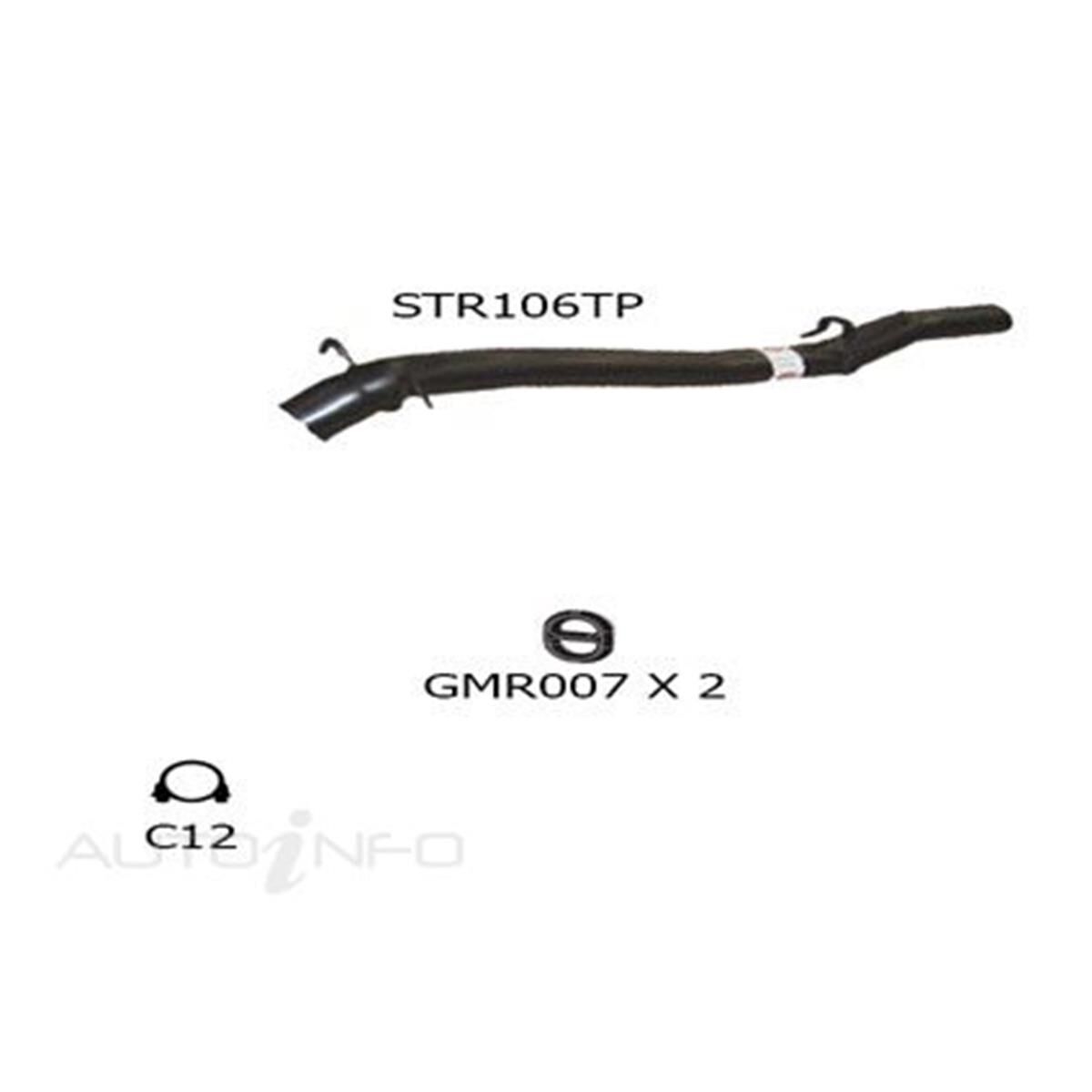 Redback Sports Pipes to suit Comm Vp-Vs 2 1/2" Irs Rear T/Pipe ...