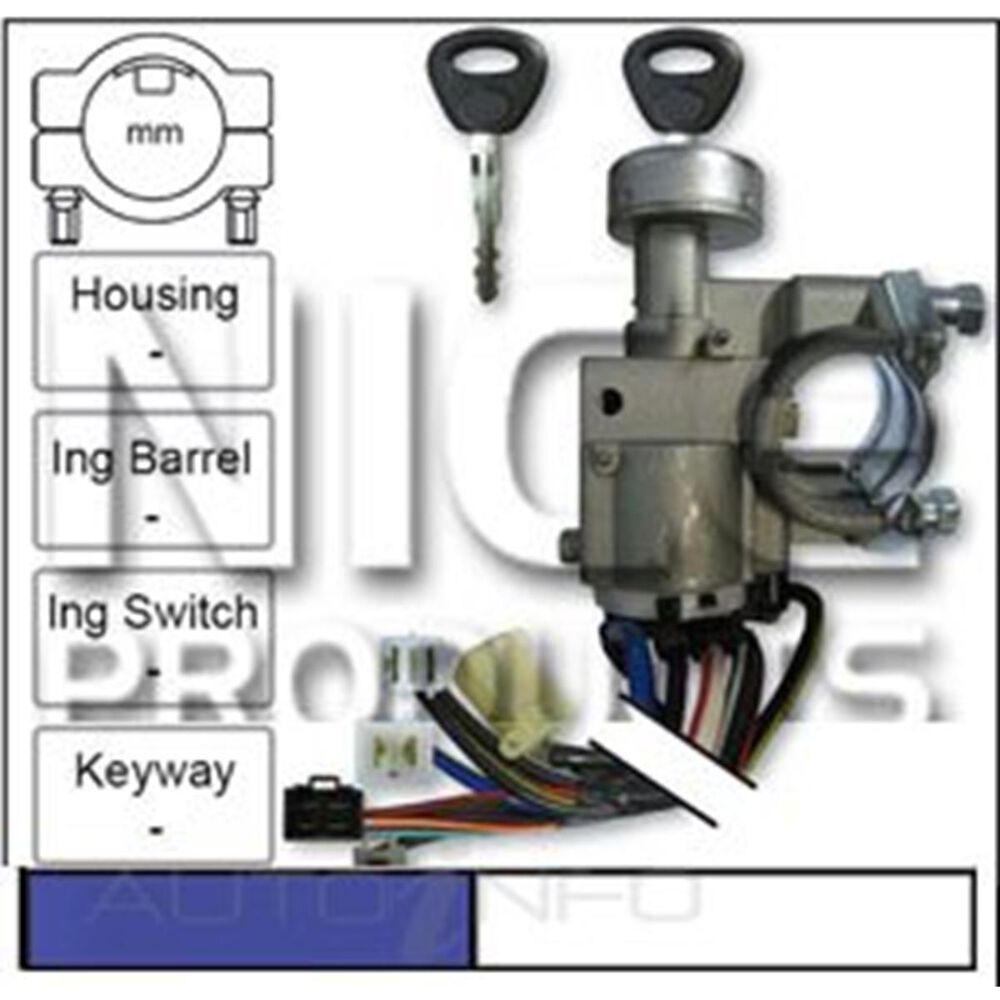 Nice Ignition Switch And Lock Assembly - NIC222 | Supercheap Auto