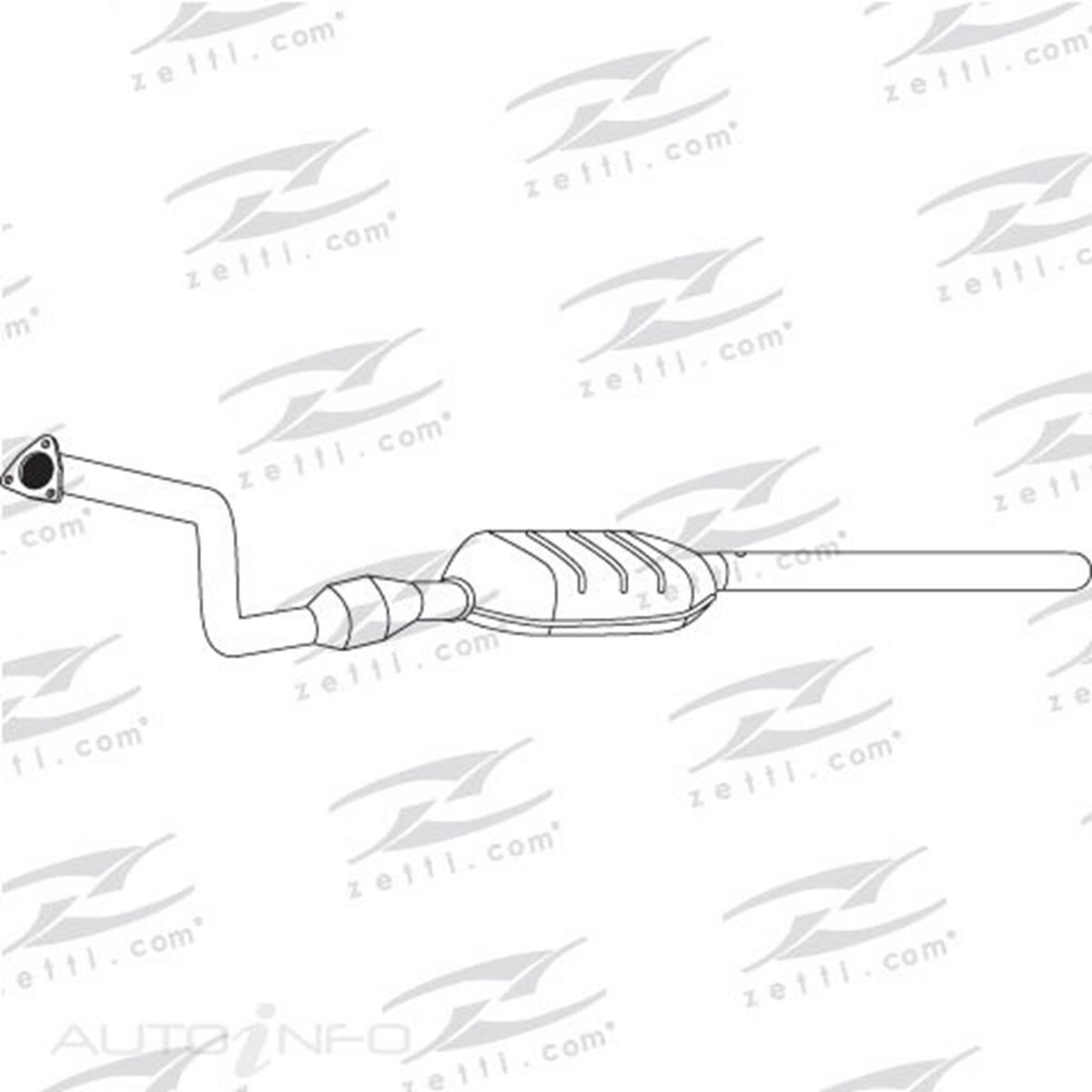 Redback Cat Conv Bolt On to suit A4 Quattro 2.6 V6 LH Cat - C1672 ...