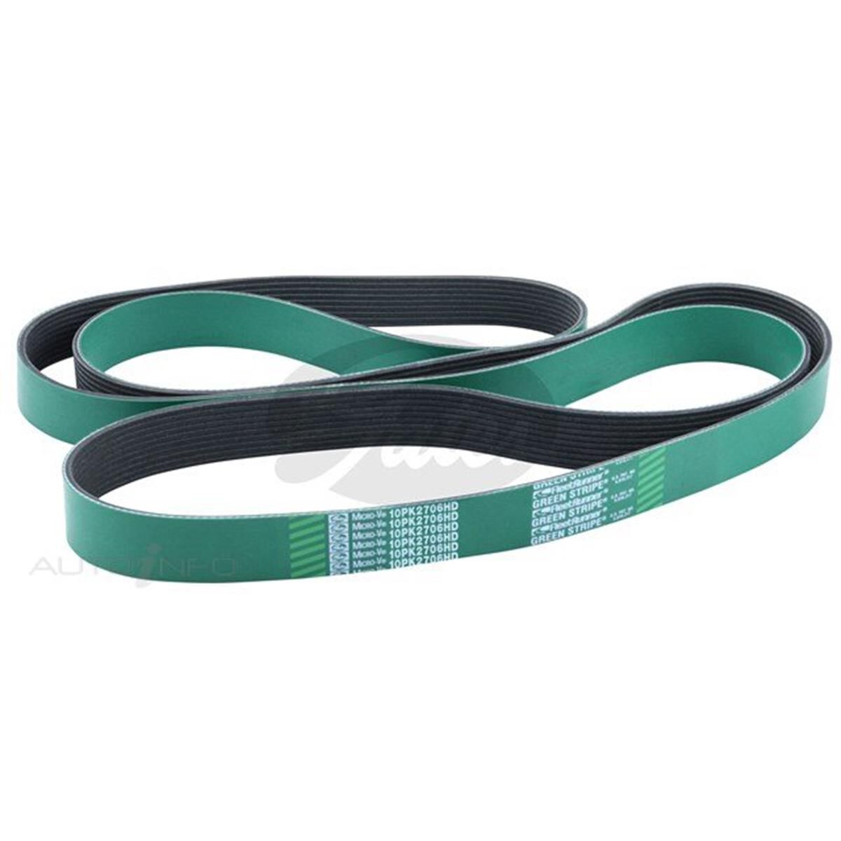 Gates FleetRunner Heavy-Duty Micro-V Belt - 10PK2706HD | Supercheap Auto