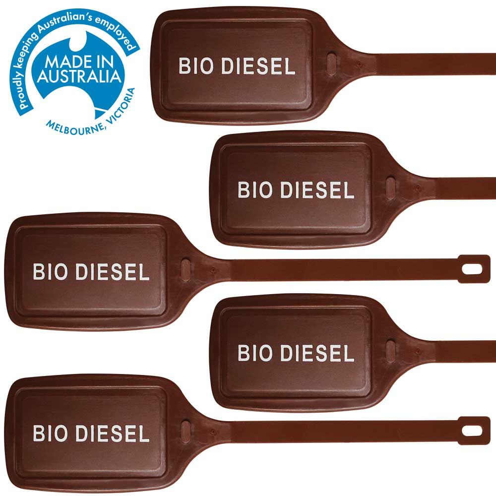 Pro Quip Fuel Id Tag 5Pk Nut Brown Bio Diesel - 11052 | Supercheap Auto