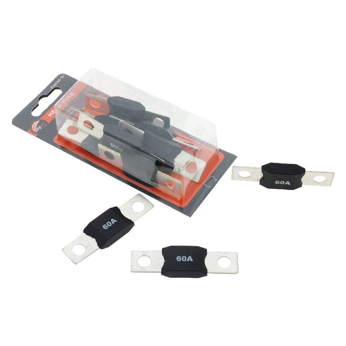 Jaylec 60A Mega Fuse, Pack of 10 - FU6160-10 | Supercheap Auto