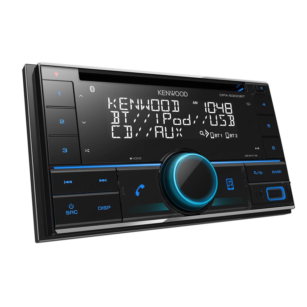 Kenwood Dual Din CD/Digital Media Player - Bluetooth, USB, DPX-5300BT ...
