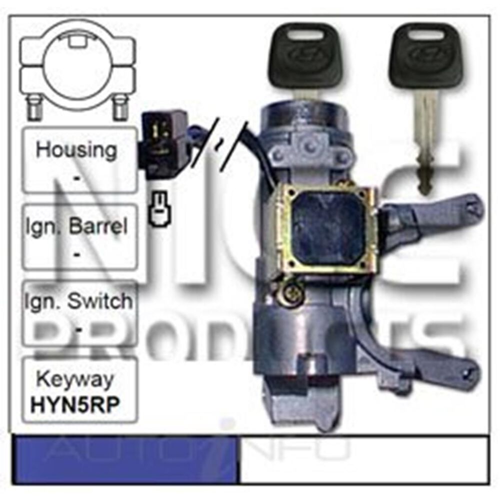 Nice Ignition Switch And Lock Assembly - NIC1313 | Supercheap Auto
