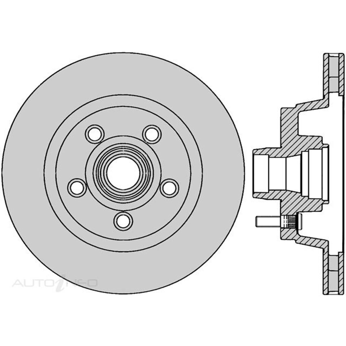 Protex Brake Rotor - Single, DR106H | Supercheap Auto