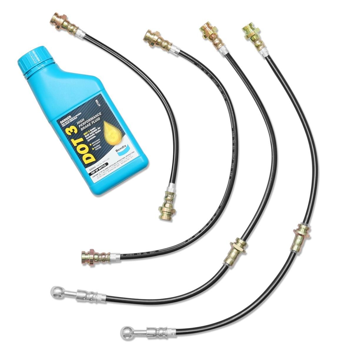 SuperPro Extended Brake Line Kit - TRC5529 | Supercheap Auto