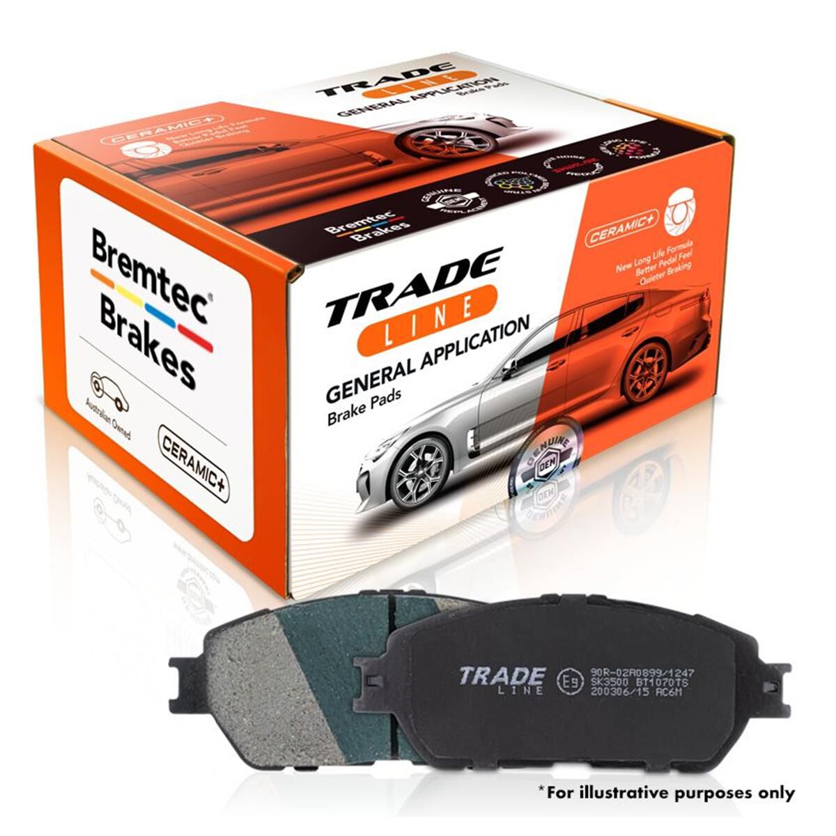 Bremtec Tradeline Brake Pads, BT957TS | Supercheap Auto