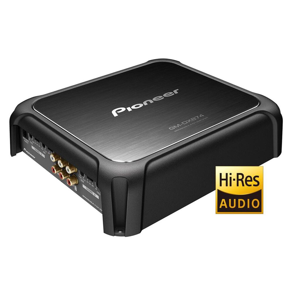 Pioneer 4 Channel Bridgeable Amplifier, Hi-Res Compatible - GMDX874 ...