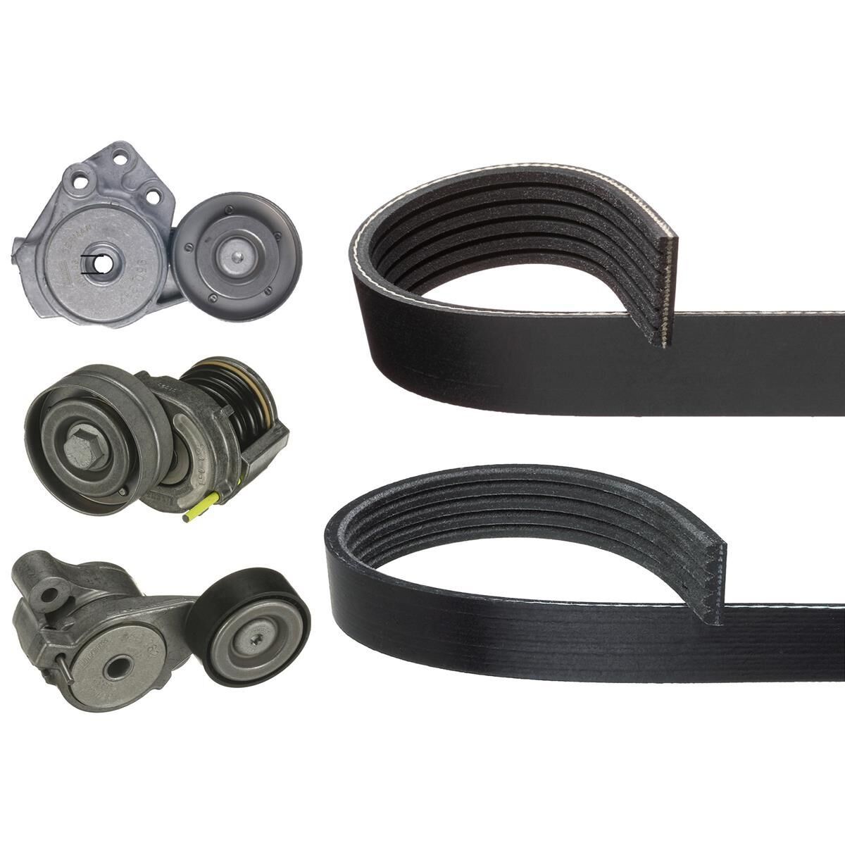Gates Micro-V Accessory Drive Belt Serpentine System Replacement Kit ...