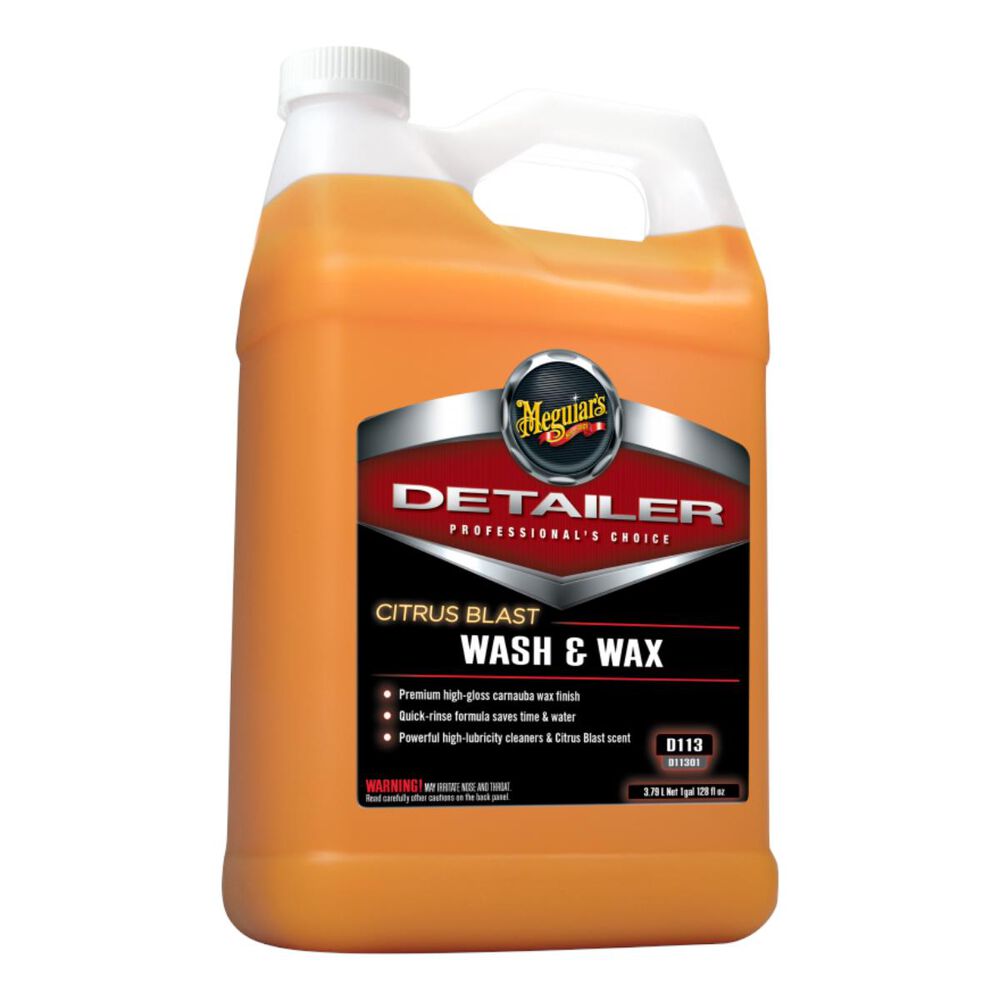 Meguiars Citrus Blast Wash & Wax Detailer, 3.79 Litre, D11301 ...