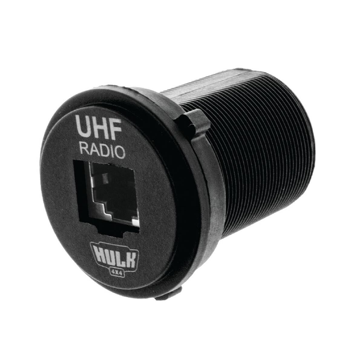 Hulk 4x4 Rj45 Uhf Radio Socket Round Universal 29mm Dia - HU6625 ...