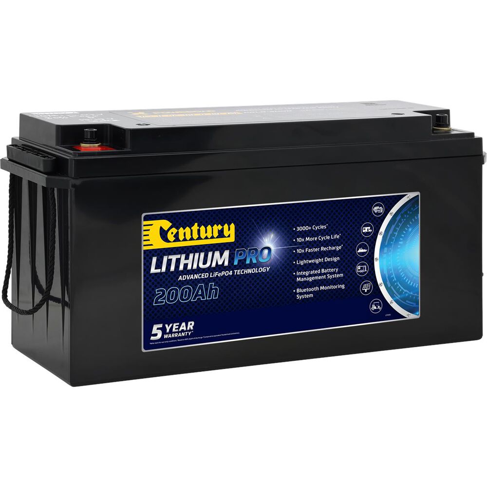 Century Deep Cycle Lithium Battery - 200Ah, C12-200XLI, 117101 ...