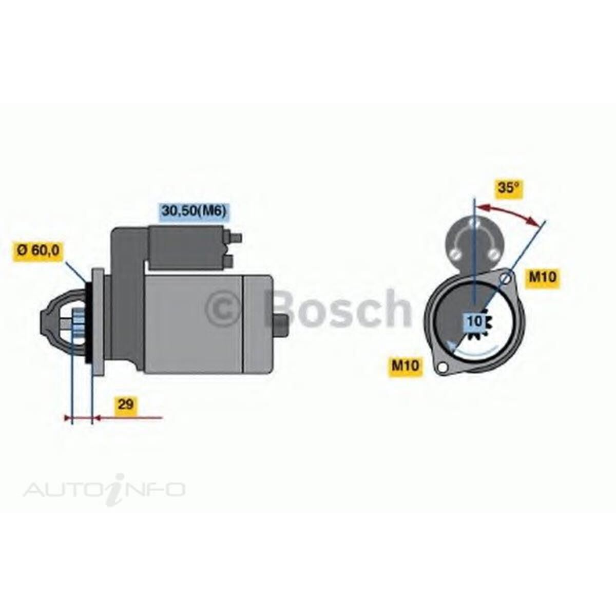 Bosch Starter - 0001108222 | Supercheap Auto