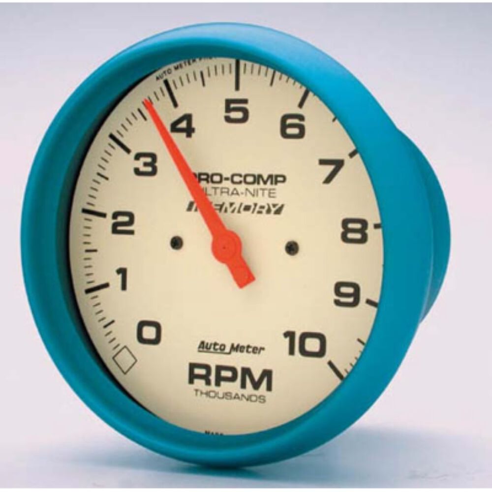 Autometer Ultra-Nite Tachometer With Memory - 10,000 RPM, 5 Inch ...