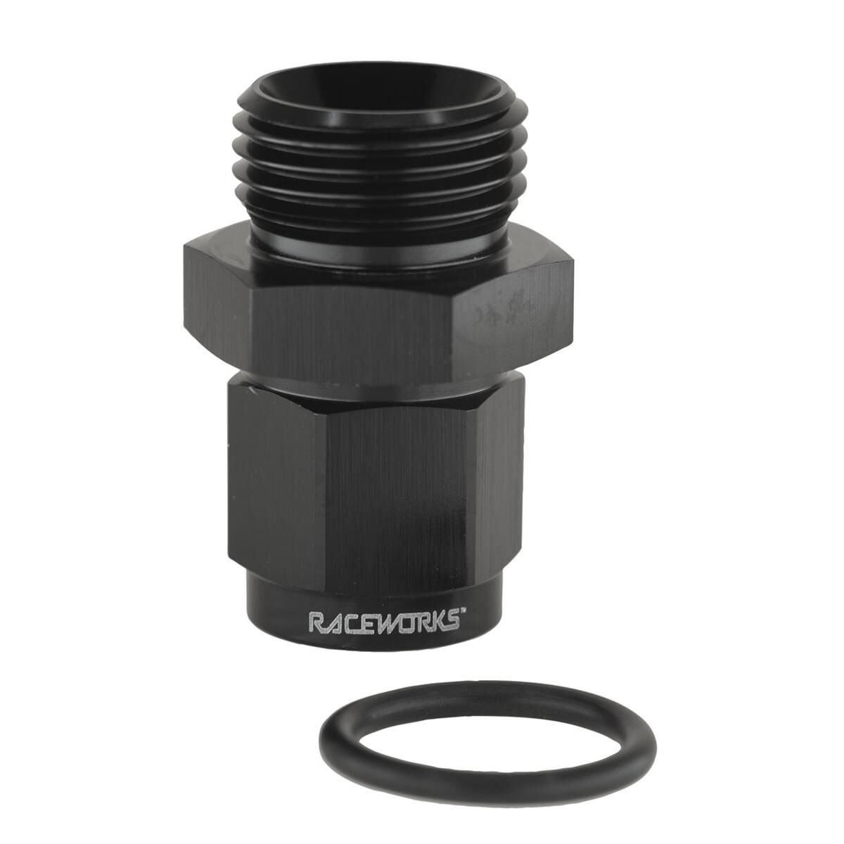 Raceworks AN-8 ORB To AN-6 Female An Swivel Adapter - RWF-907-06-08BK ...