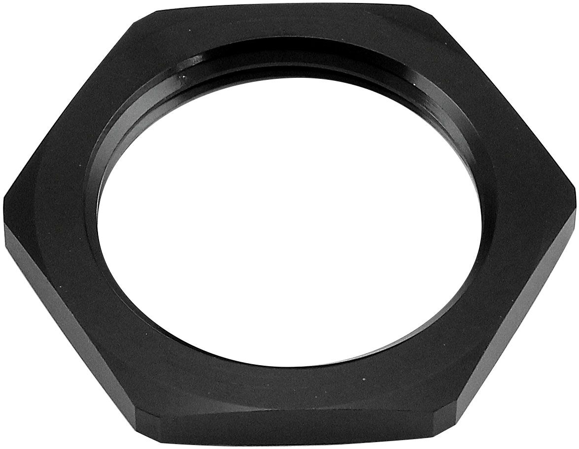 Aeroflow Replacement -20AN Jam Nut Fullflow Bulkhead Black Half Nut ...