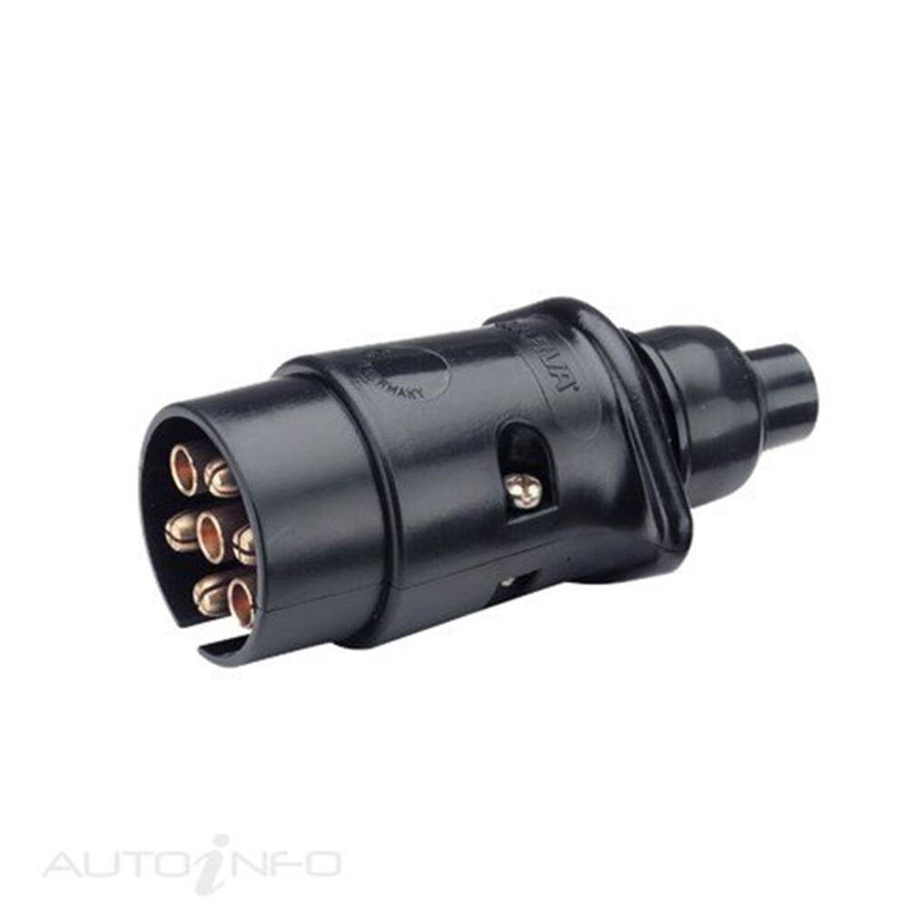 Narva 7 Pin Large Round Plastic Plug - 25 Pack | Supercheap Auto