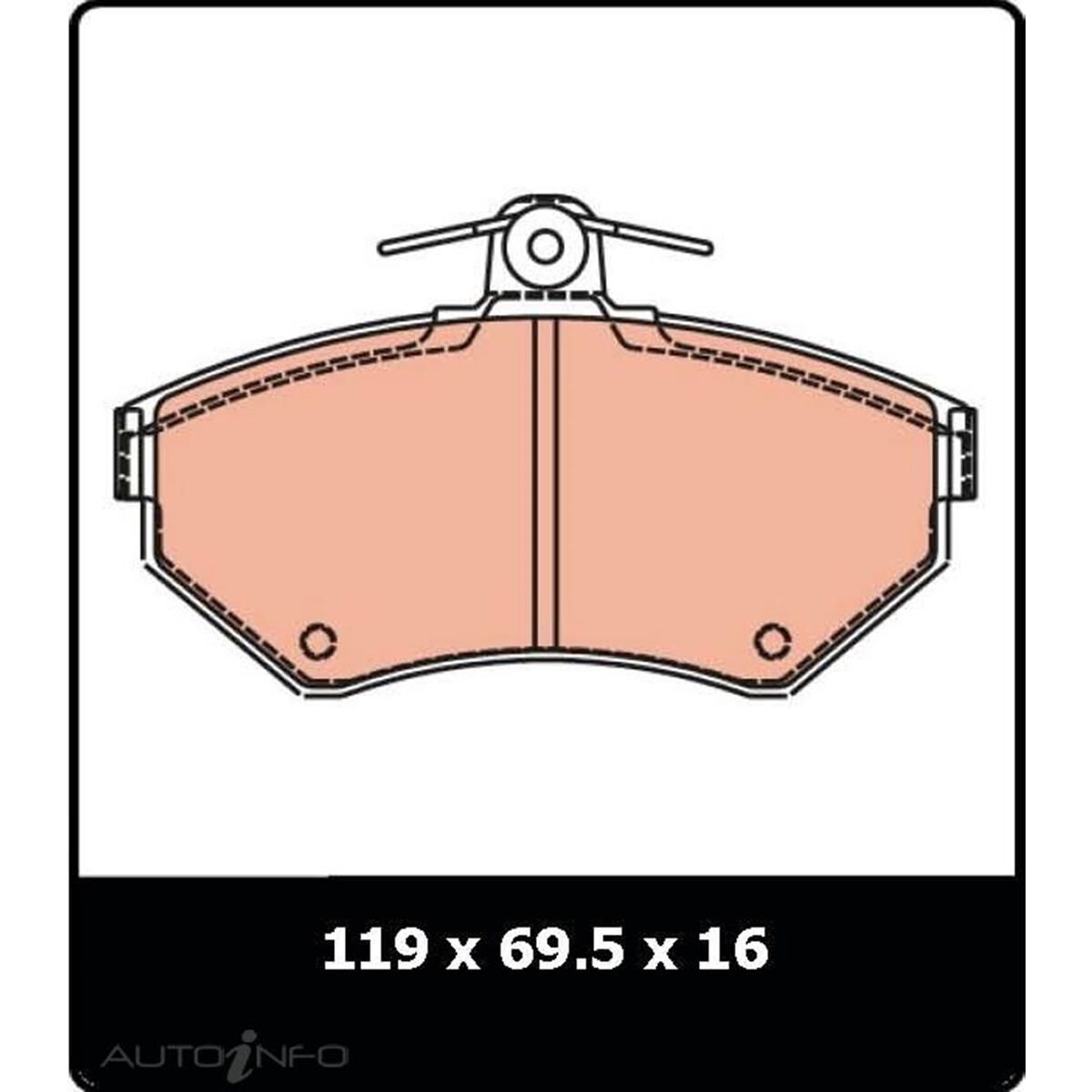 Remsa Brake Pads - 631 20 | Supercheap Auto