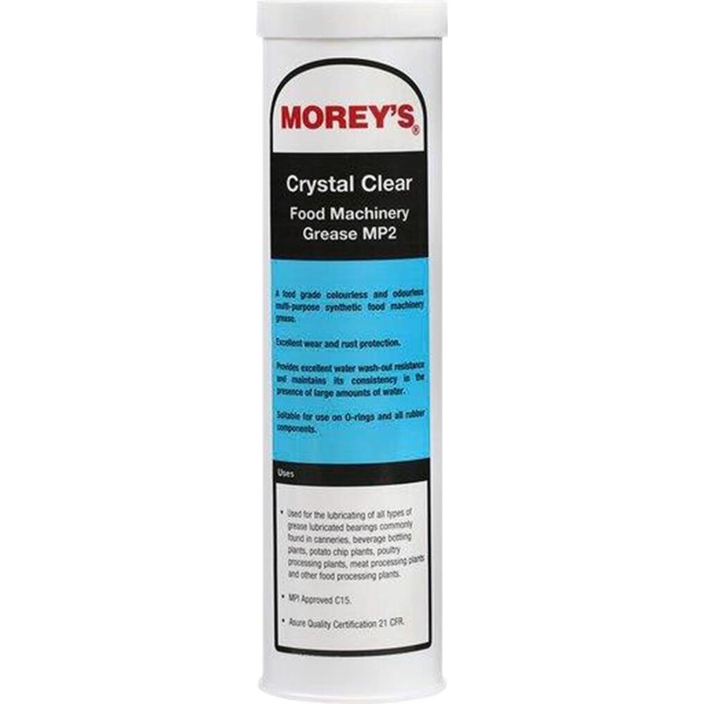 Morey Oil Crystal Clear Synthetic Food Grade Grease Cartridge - 450g ...