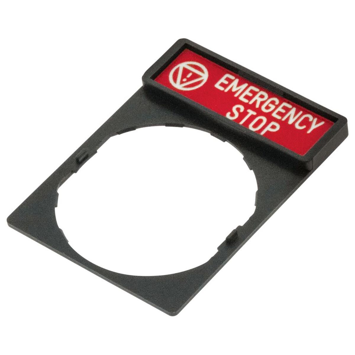 Jaylec Emergency Stop Tab Plate - SW0194 | Supercheap Auto