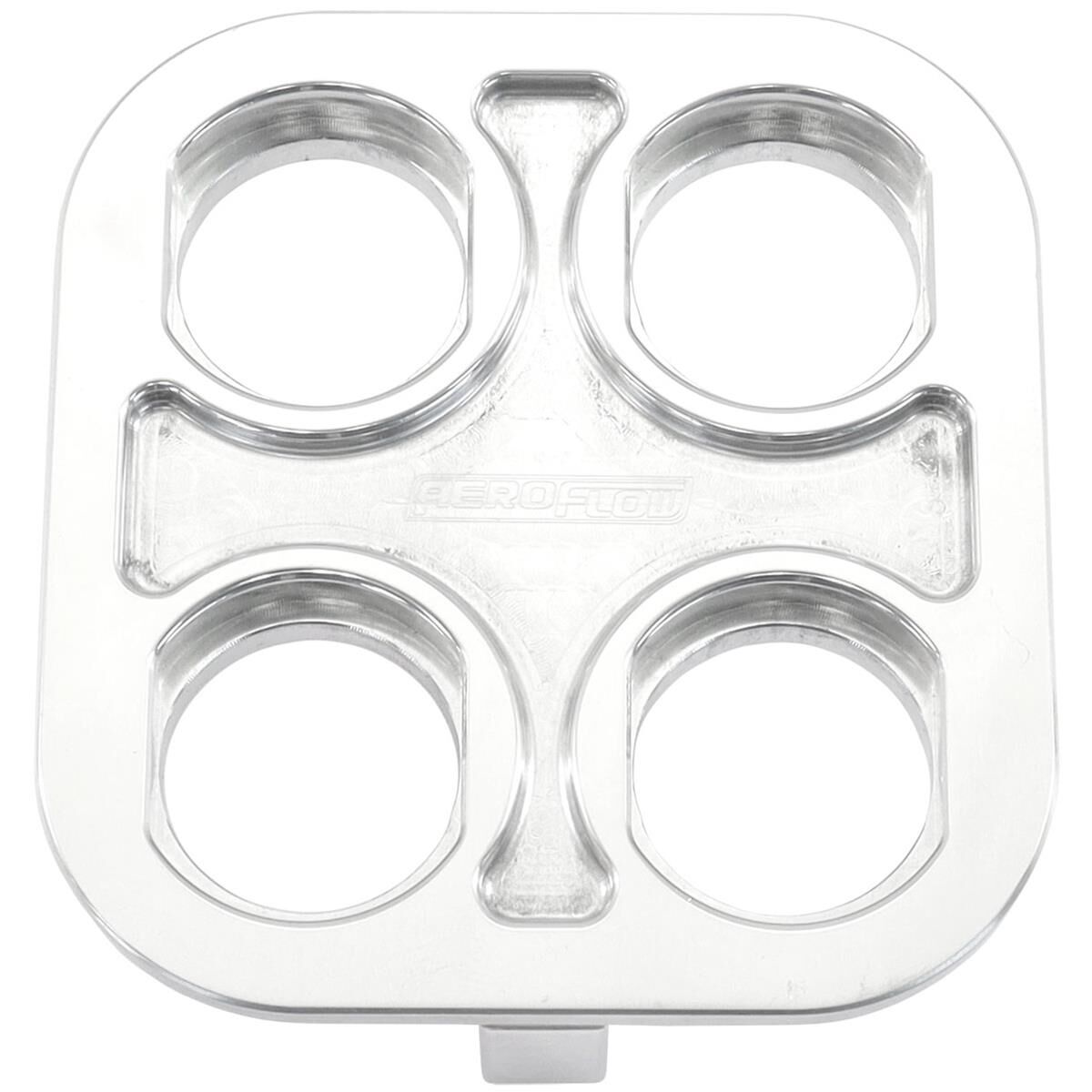 Aeroflow Billet Bulkhead Plate 4 Port Square Modular Universal Pol An ...