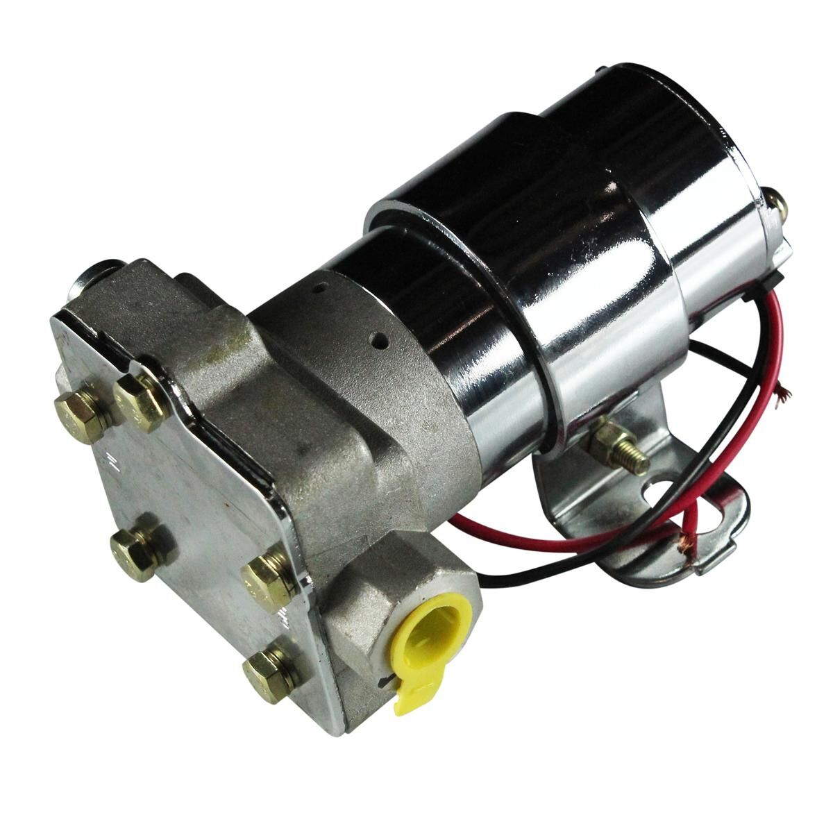 TFI Racing Chrome Aluminium Fuel Pump - Electric 155 Gph 3/8 Npt Inlet ...
