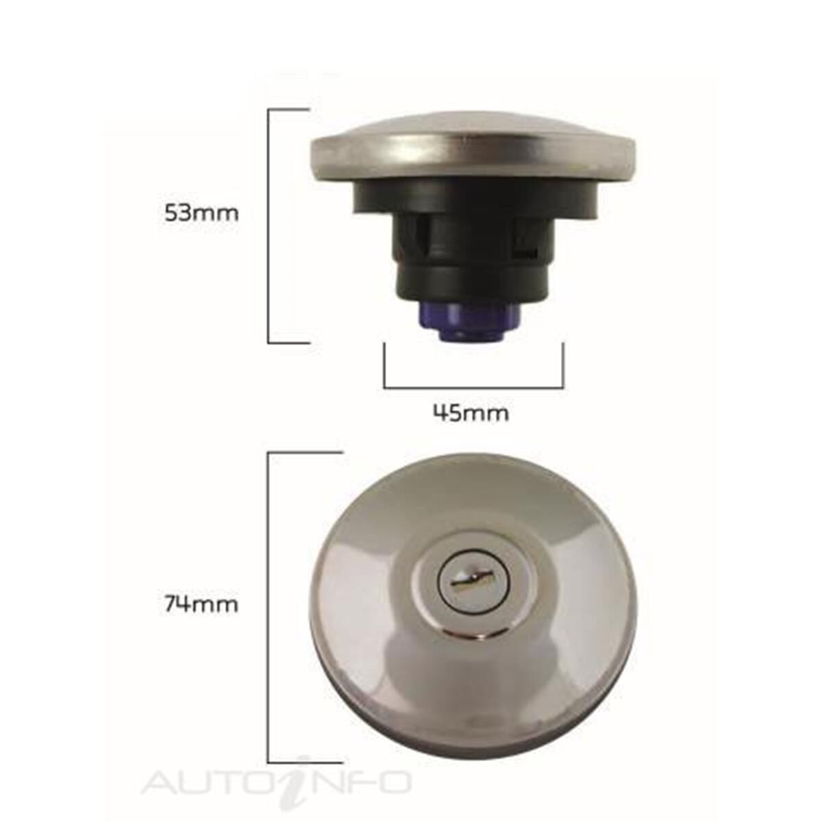 CPC Locking Petrol Cap - SL44EC | Supercheap Auto