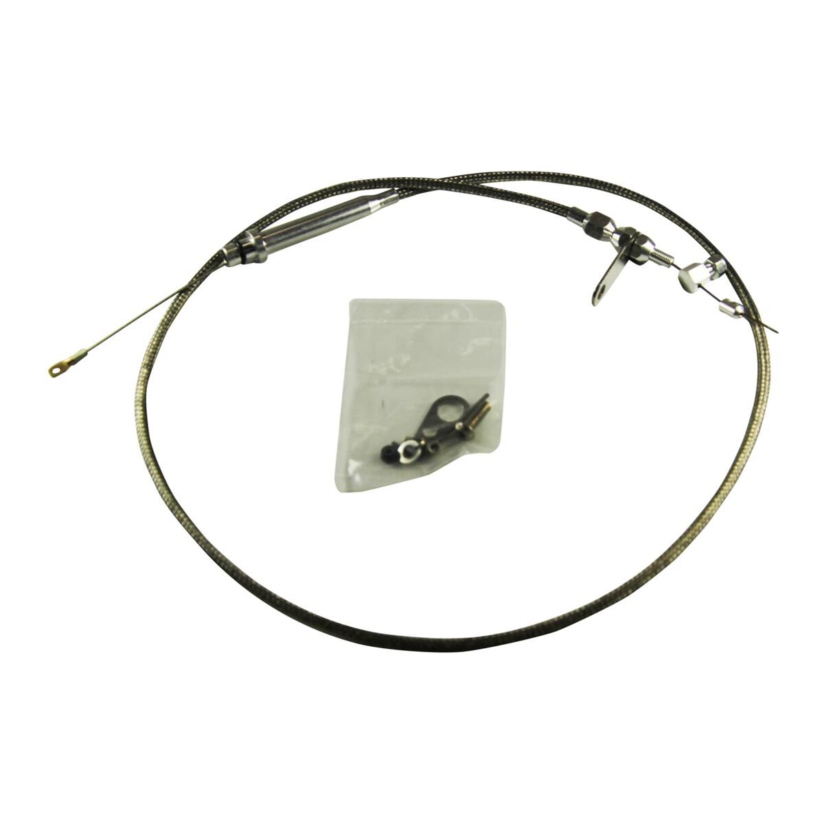 TFI Racing Kickdown Assembly TH-350 Braided Stainless Steel 56" Long ...