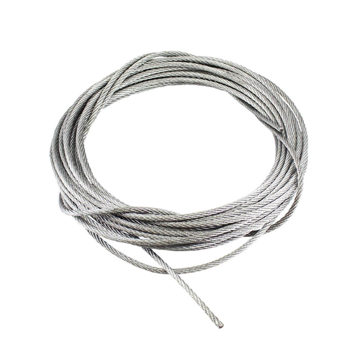 SUNRISE Brake Cable Wire Rope 4mm Zinc Per Metre - CWR4G | Supercheap Auto