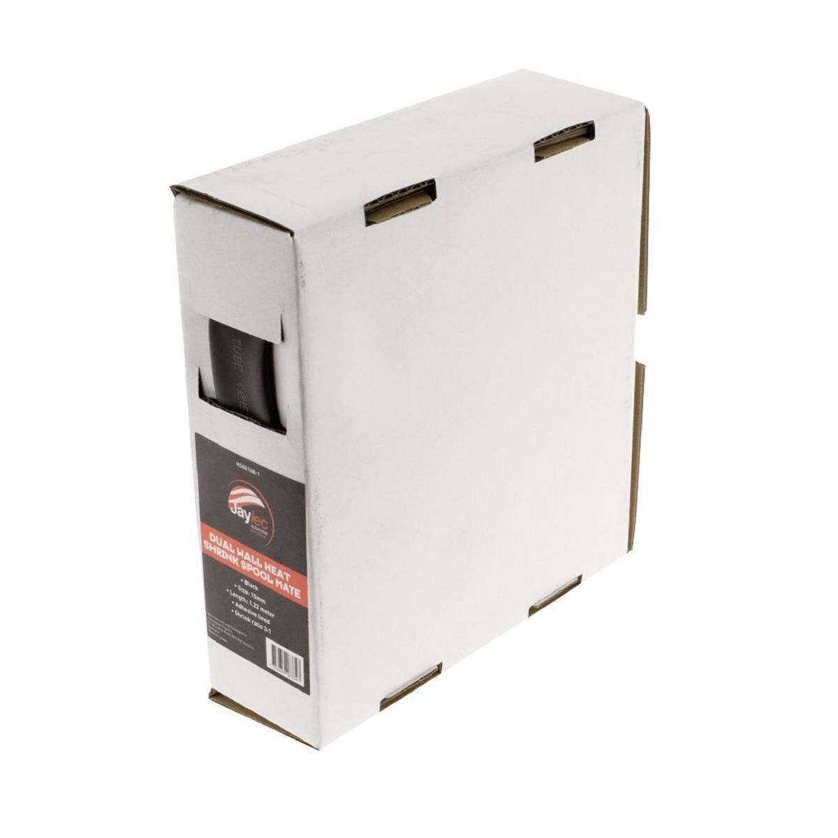 Jaylec Dual Wall Heat Shrink Spool Mate - 15mm x 1.22m, Black - HS0016B ...