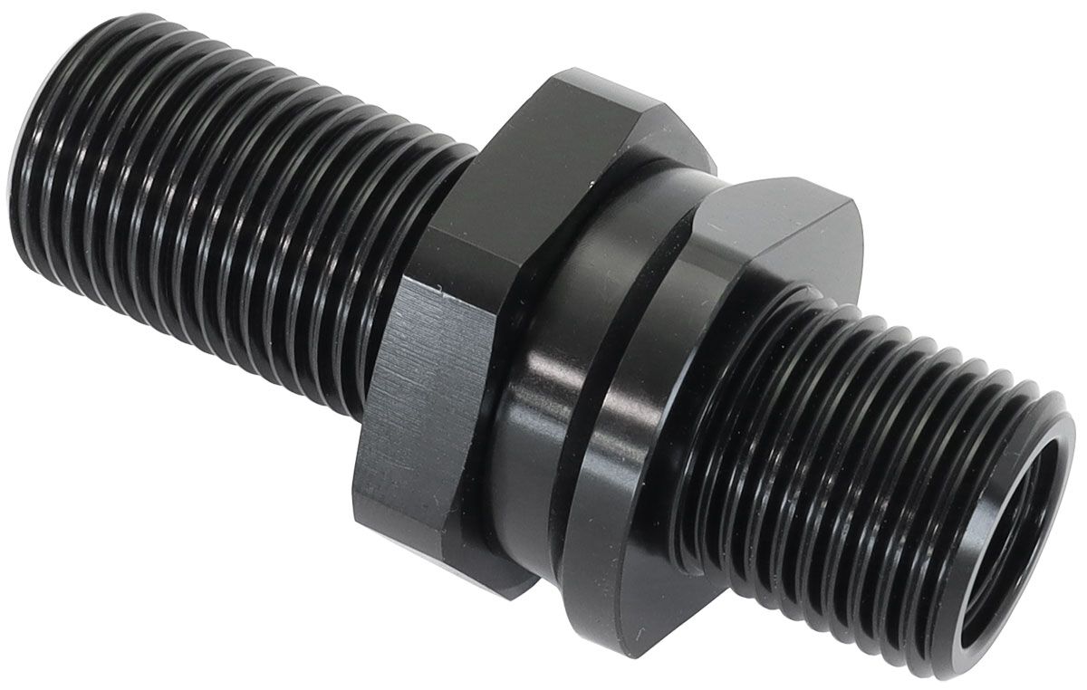 Aeroflow Billet Bulkhead Inserts #8 AC Fitting Both Sides Black - AF88 ...