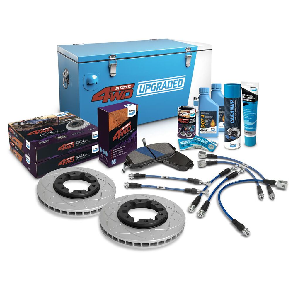 Bendix Ultimate 4WD Brake Upgrade Kit - U4WD-BUK62+2 | Supercheap Auto