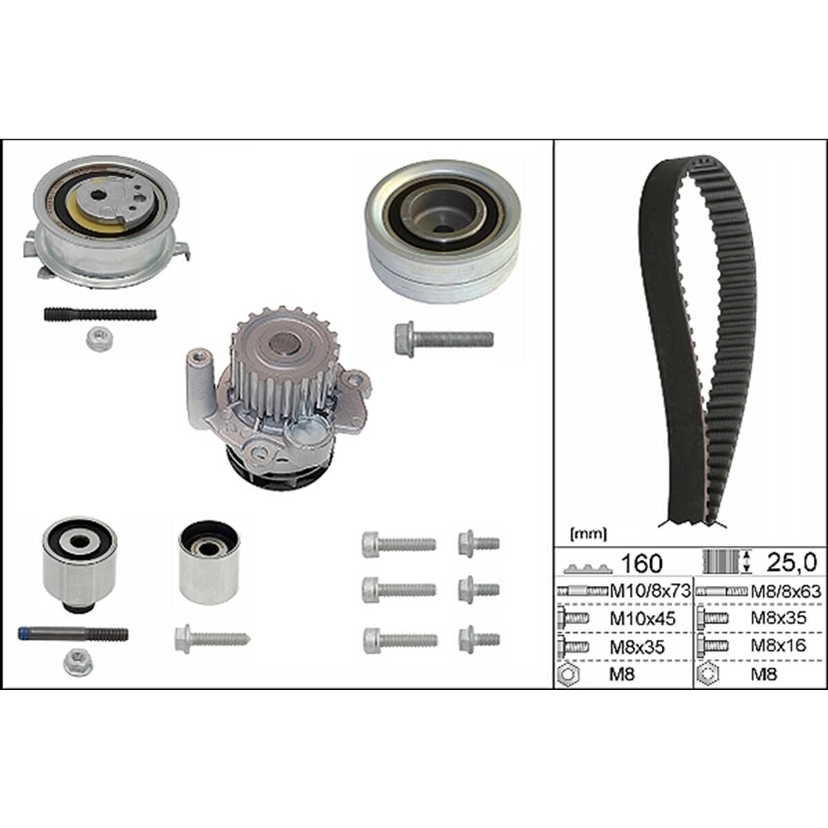 INA Timing Belt Kit With Waterpump - 530055032 | Supercheap Auto
