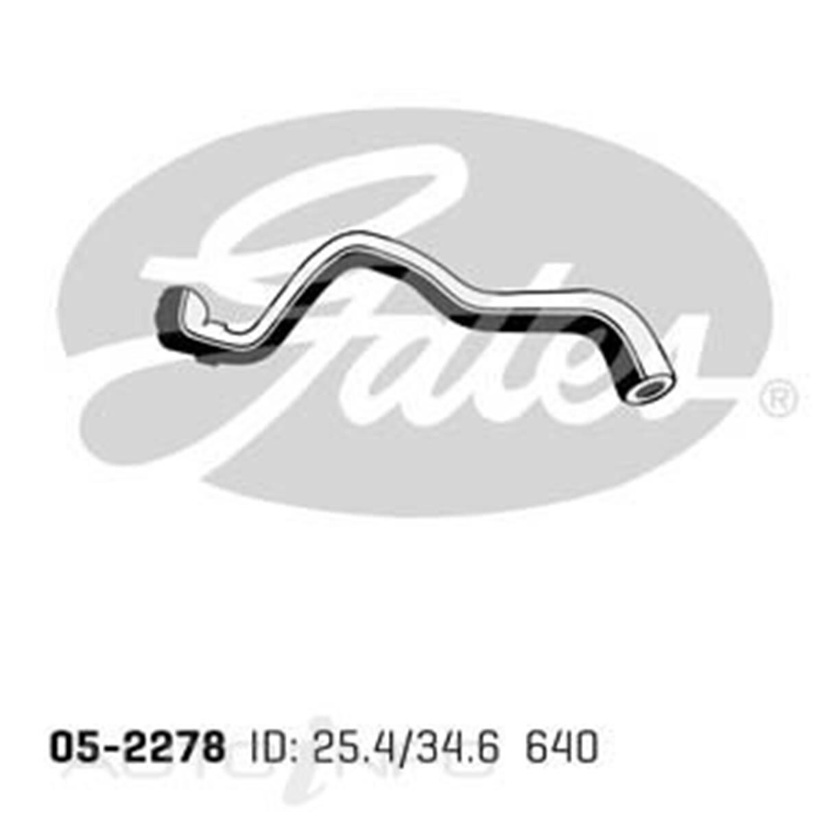 Gates Radiator Hose - 05-2278 | Supercheap Auto