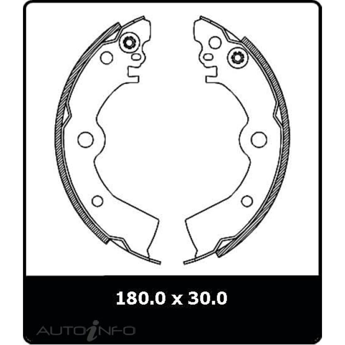 Protex Brake Shoes - N3116 | Supercheap Auto