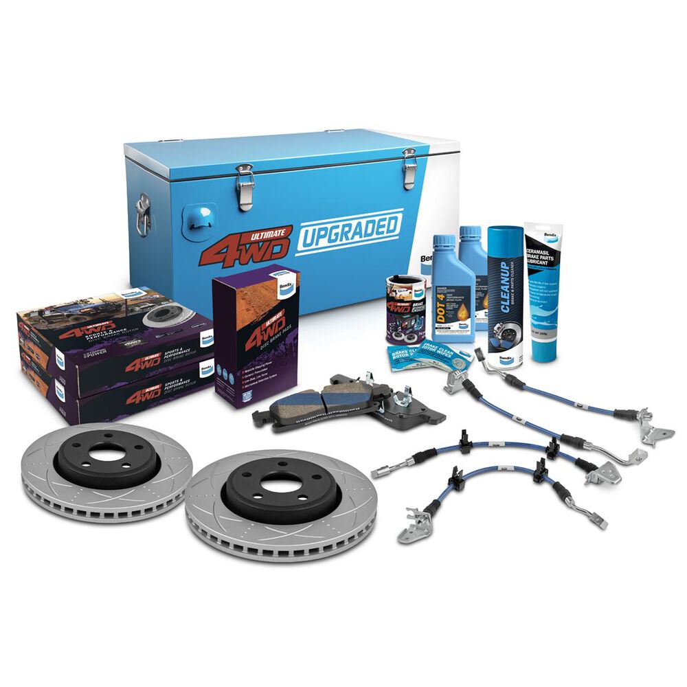 Bendix Ultimate 4WD Brake Upgrade Kit - U4WD-BUK25+2 | Supercheap Auto