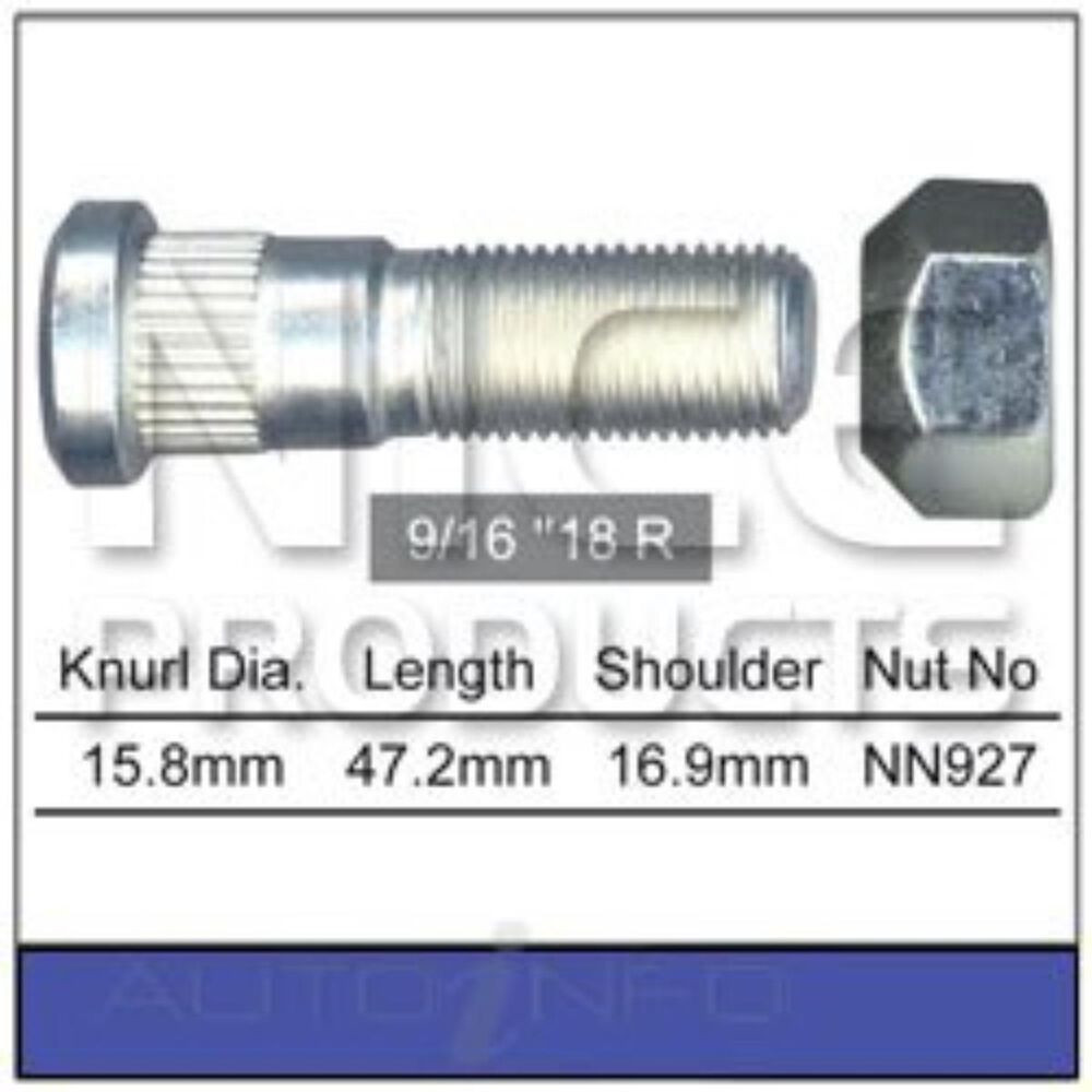Nice Wheel Stud & Nut Set - NS990 | Supercheap Auto