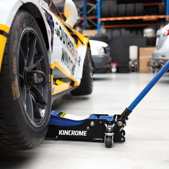 Kincrome Hydraulic Hybrid Aluminium Steel Garage Jack 1450kg ...