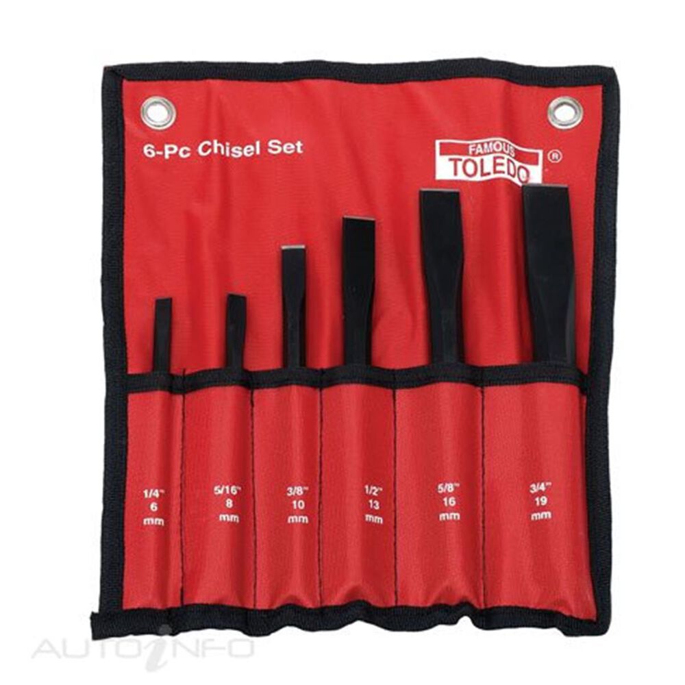 Toledo Heavy Duty Chisel - 6 Piece - 301183 | Supercheap Auto